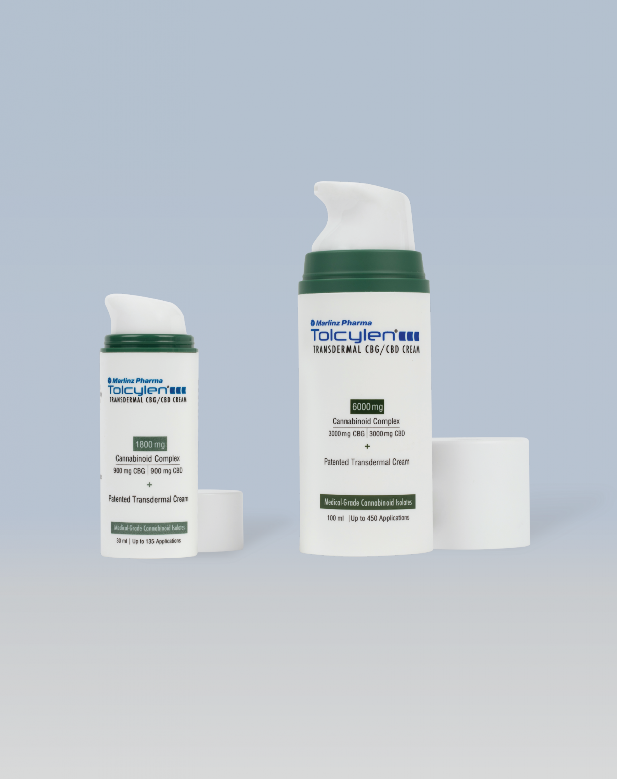 Transdermal CBG / CBD Cream - Marlinz Pharma